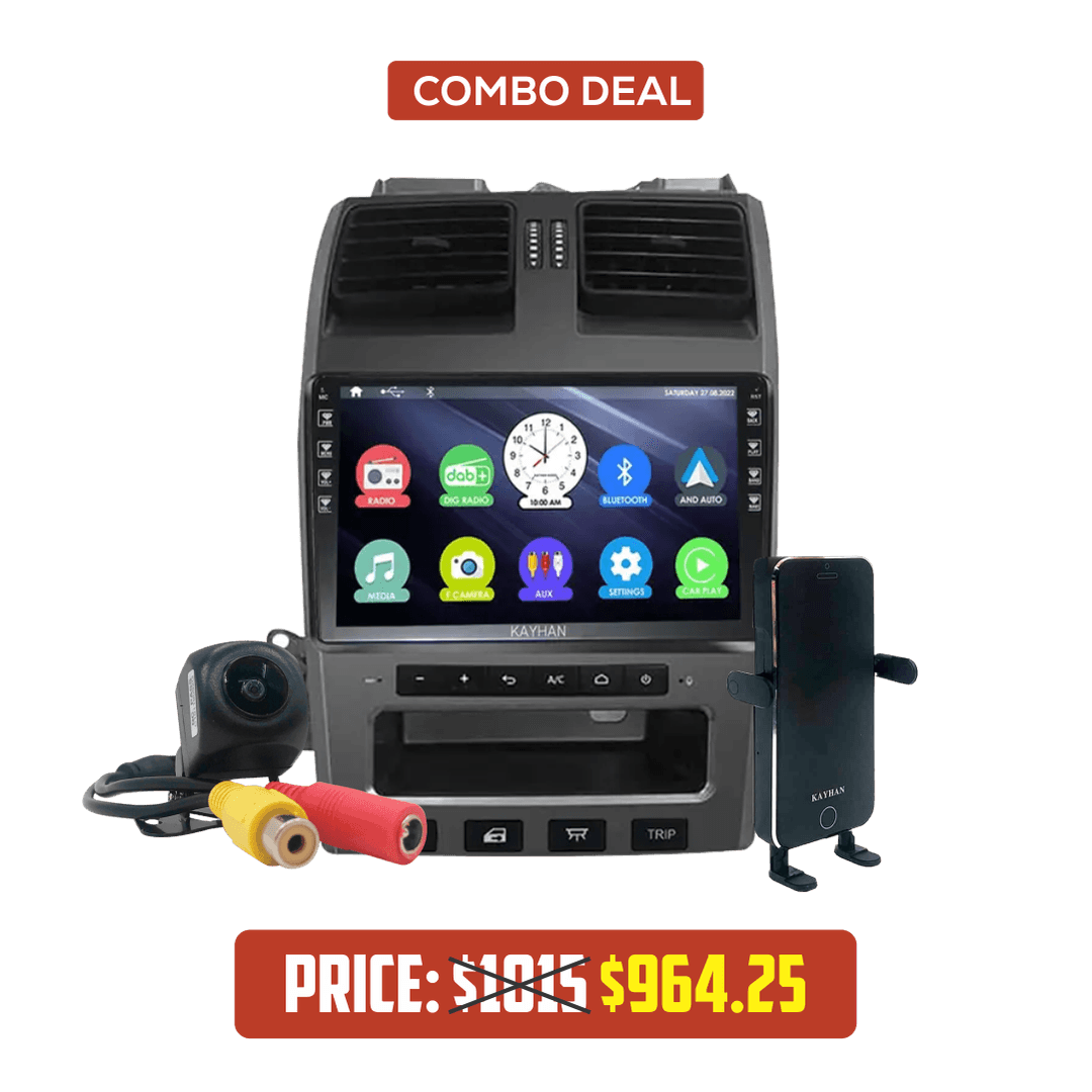 Combo Deal for Ford BA/BF/SY Territory – Head Unit with CarPlay + Wide ...